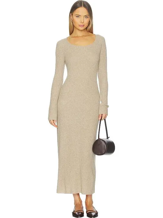 Guest In Residence Wide Rib Dress - Taupe
