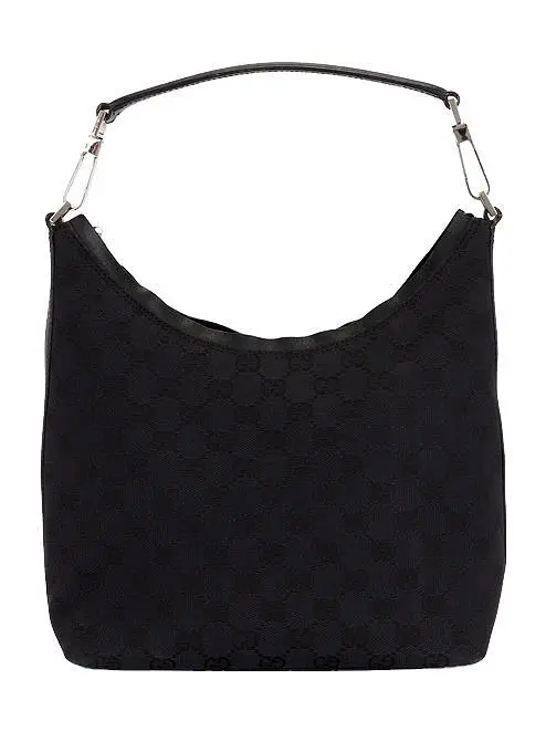 FWRD RENEW Gucci Clasp Hobo Bag - Black