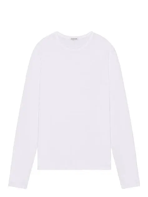 Cotton Citizen The Classic Crew Long Sleeve Tee - White