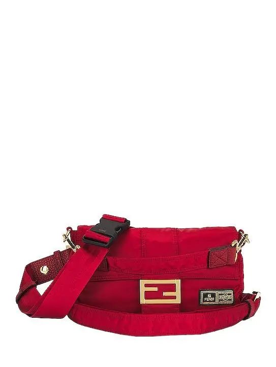 FWRD RENEW Fendi X Porter Baguette Shoulder Bag - Red
