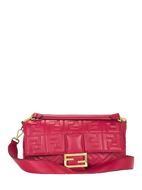 FWRD RENEW Fendi Baguette Shoulder Bag - Red