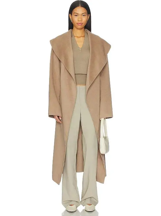 LOVERS AND FRIENDS X Christina Elezaj Noor Coat - Taupe