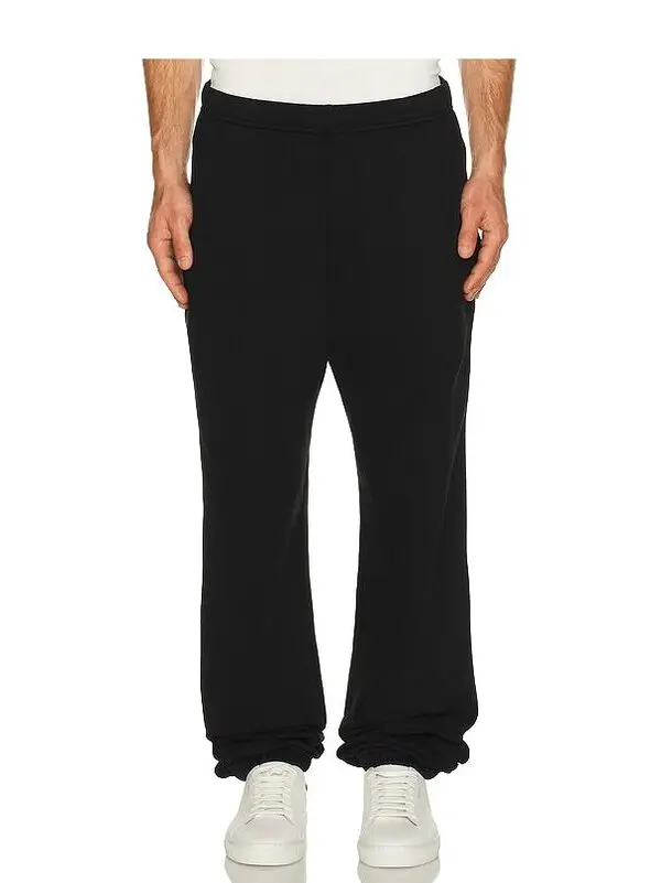 NILI LOTAN Enli Sweatpant In Black - Washed Black