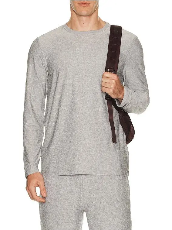 Beyond Yoga Featherweight Always Beyond Long Sleeve Crew 2.0 - Silver Mist