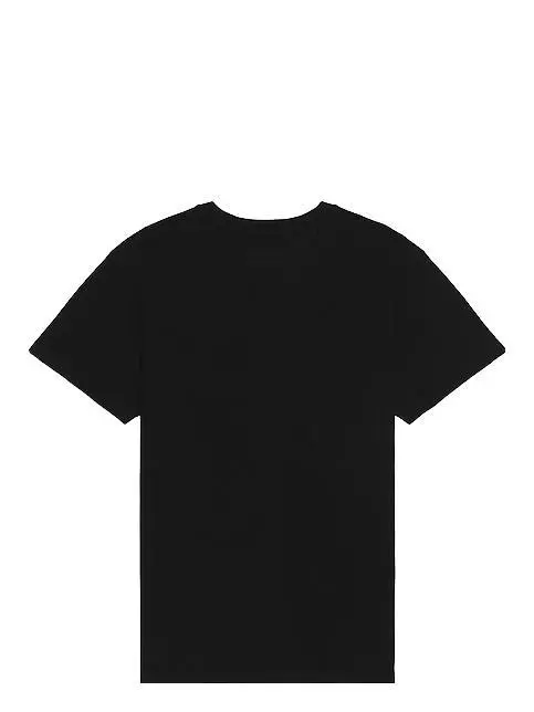 NILI LOTAN Brandon Tee In Black - Jet Black