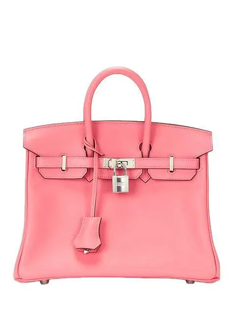 FWRD RENEW Hermes Swift Birkin 25 Handbag - Rose Azalee