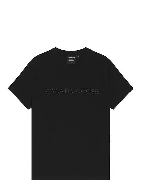 Canada Goose Emersen Embroidered T-shirt - Black