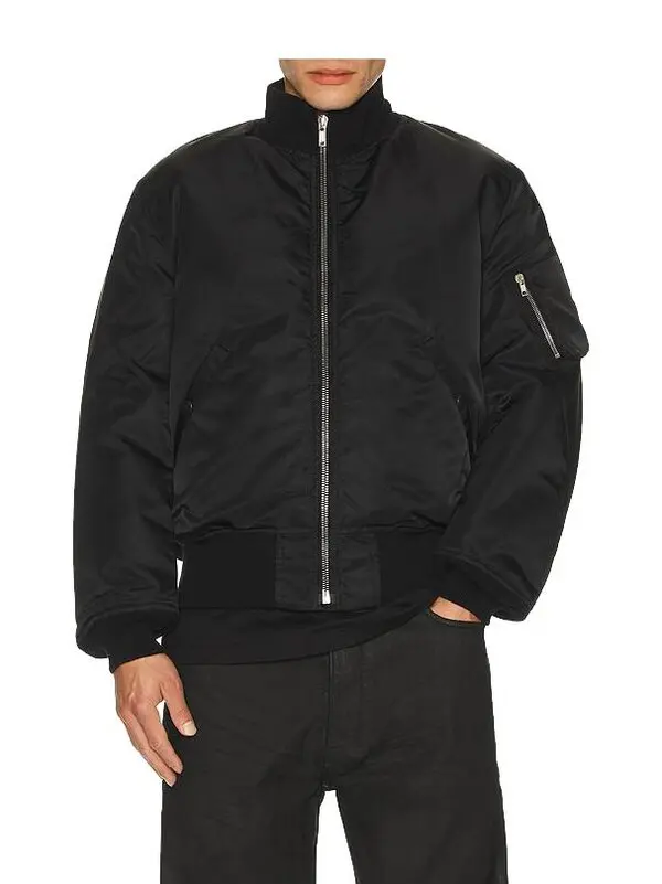 Rick Owens Tankers Flight Jacket - Black