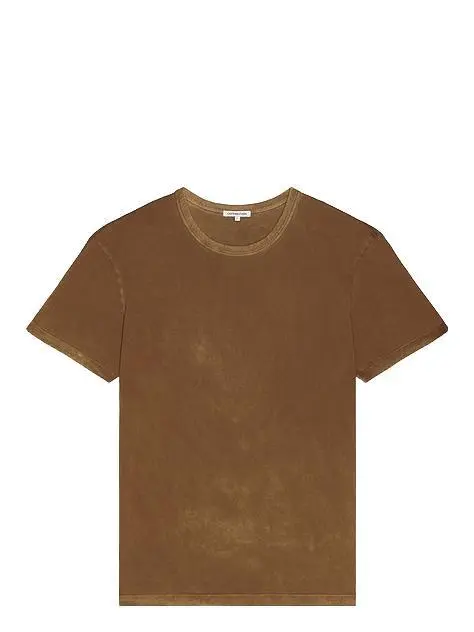Cotton Citizen The Classic Crew Tee In Brown - Vintage Hazelnut
