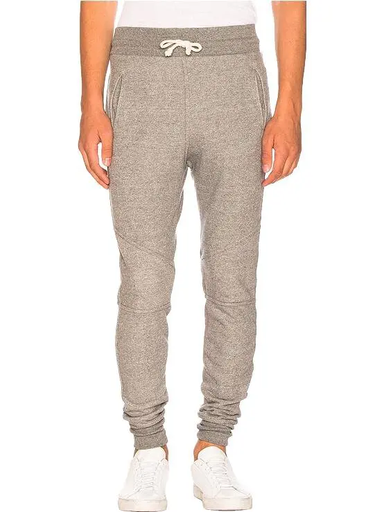 John Elliott Escobar Sweatpants In Grey - Dark Grey