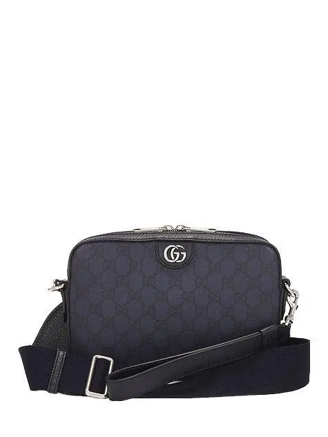 FWRD RENEW Gucci Gg Supreme Ophidia Shoulder Bag - Navy