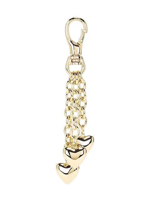 ROXANNE ASSOULIN The Puffy Heart Bag Charm - Gold