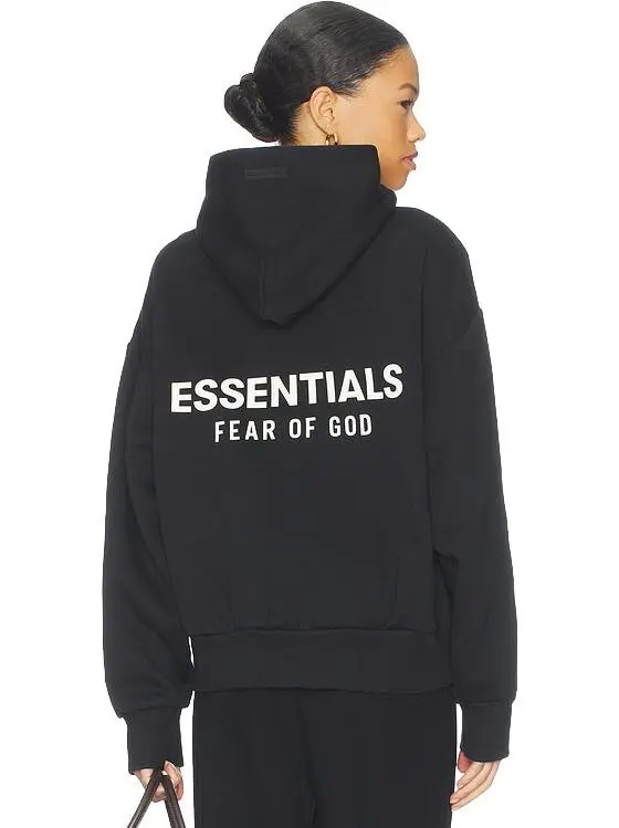 Fear Of God Fleece Hoodie - Black