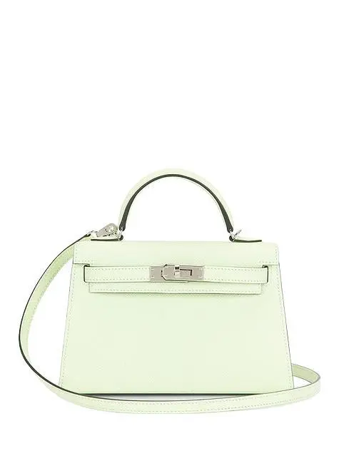 FWRD RENEW Hermes Epsom Kelly 20 Handbag - Vert Fizz