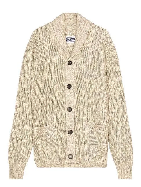 SCHOTT Yak Blend Cardigan - Limestone