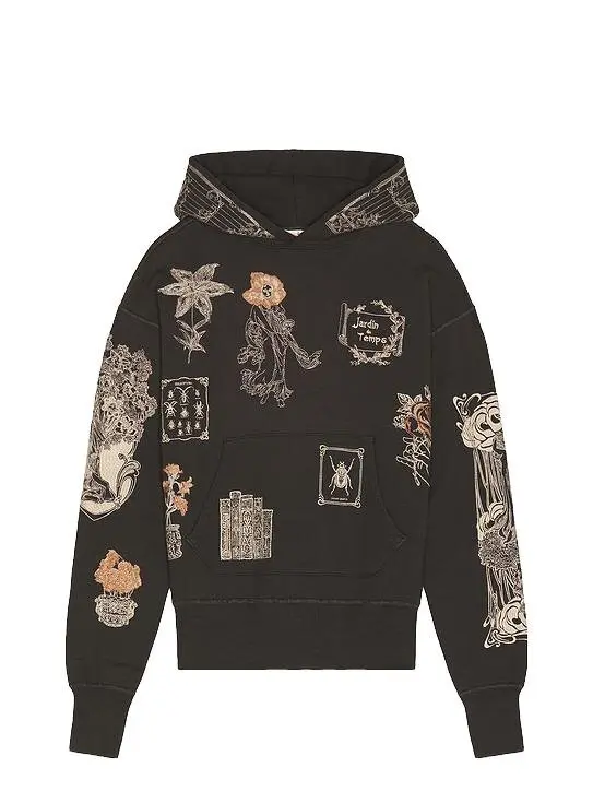 SAMUEL ZELIG Jardin Hoodie - Charcoal