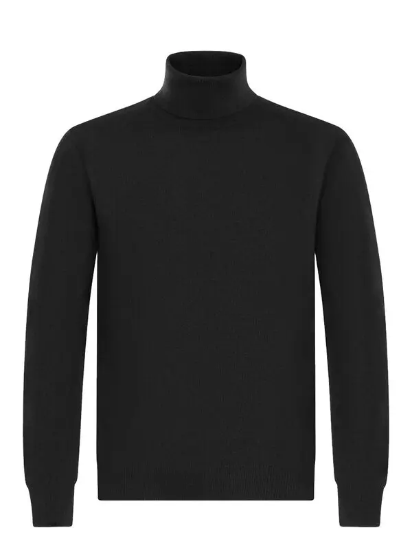 FRANZESE COLLECTION Turtleneck Sweater - Black