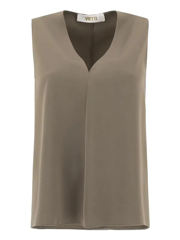 F.IT Sleeveless Top - Brown