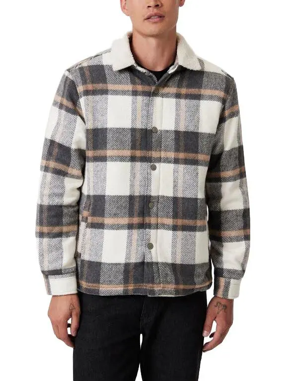 MAVI Insulated Shirt Jacket - Gray Check