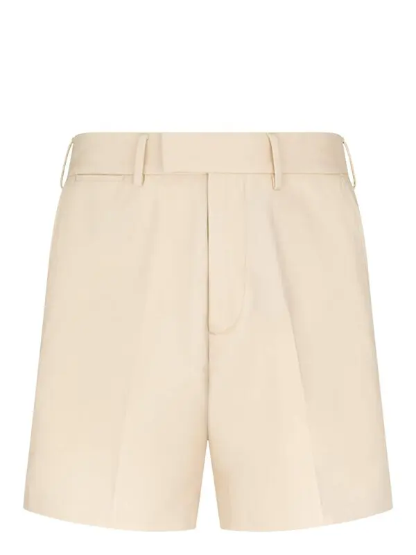 TOM FORD Cotton Twill Shorts - White