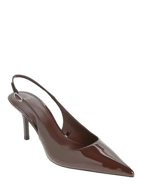 Mango Slingback Pumps - Chocolate