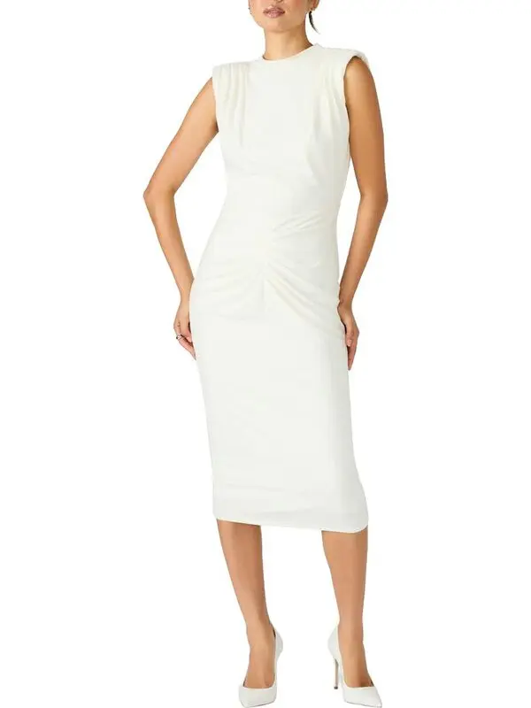 Steve Madden Monika Midi Sheath Dress - Antique