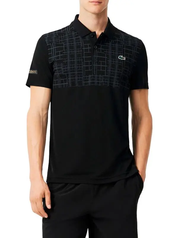 Lacoste Novak Djokovic Regular Fit Polo - Black