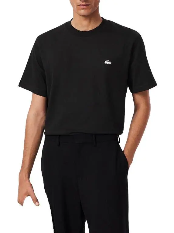 Lacoste Crewneck Cotton T-shirt - Black