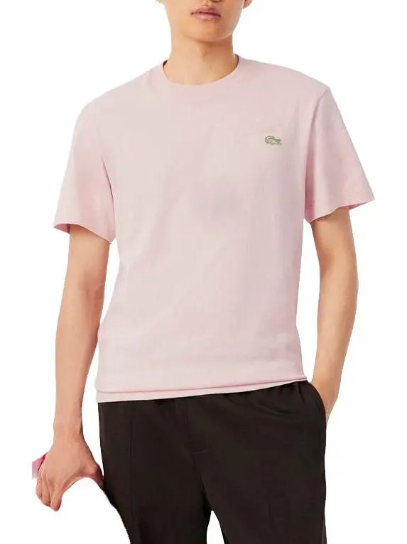 Lacoste Classic Fit Cotton T-shirt - Pink Dusk