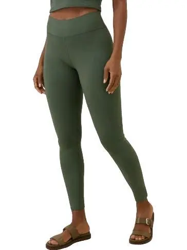 PACT Women’s Organic Cotton Go-to Legging - Pine Green
