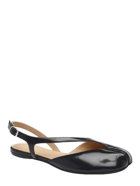 MAISON MARGIELA Tabi Slingback Flat - Black
