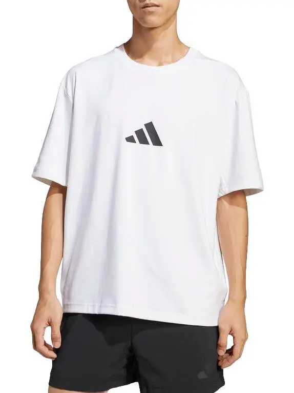 Adidas Z.n.e. Loose Fit Graphic T-shirt - White
