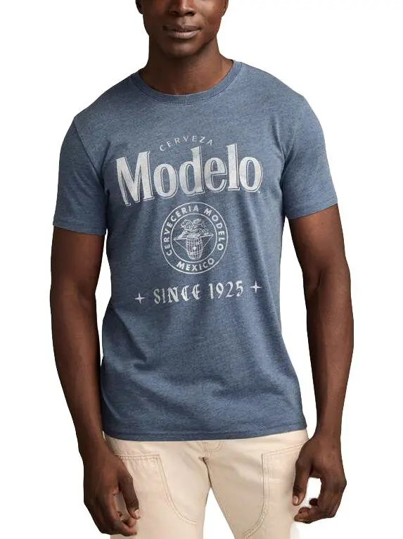 Lucky Brand Modelo Cotton Graphic T-shirt - Insignia Blue