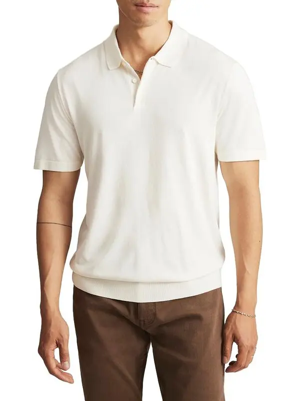 MAVI Edition Slim Fit Polo - Antique White