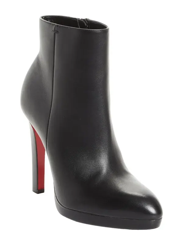 CHRISTIAN LOUBOUTIN Fannylove Bootie - Black/black