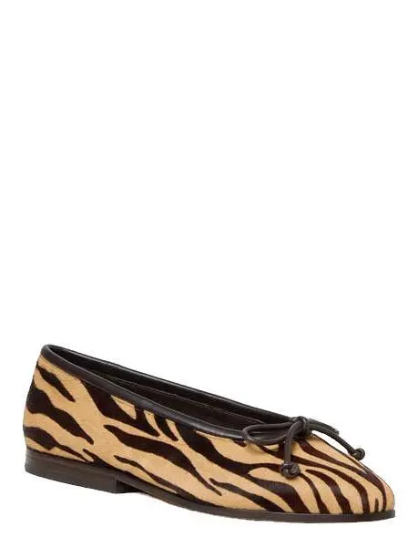 LOEFFLER RANDALL Noella Calf Hair Ballet Flat - Zebra