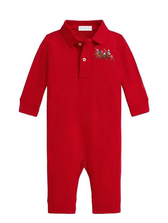 Ralph Lauren Polo Romper - Red
