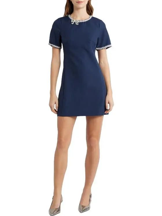 SISTER JANE Belle De Nuit Minidress - Navy