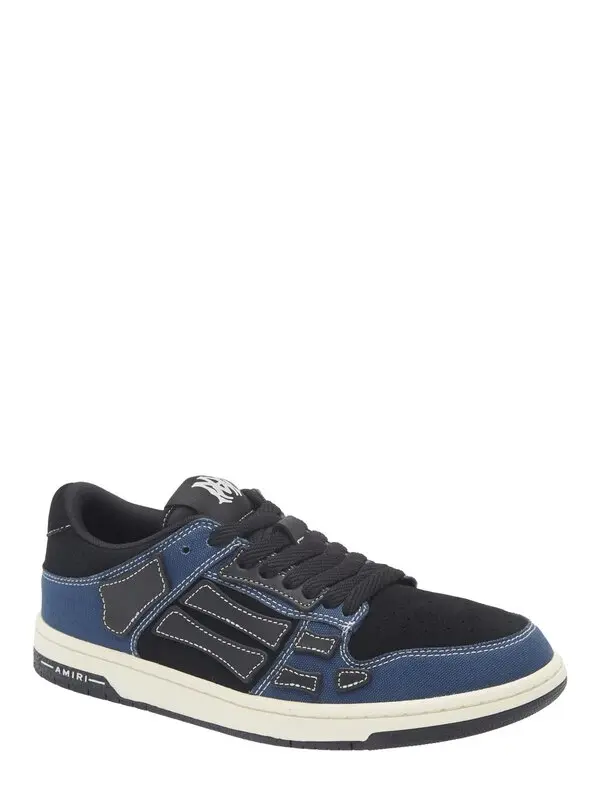 Amiri Skeleton Low-top Sneaker - Navy