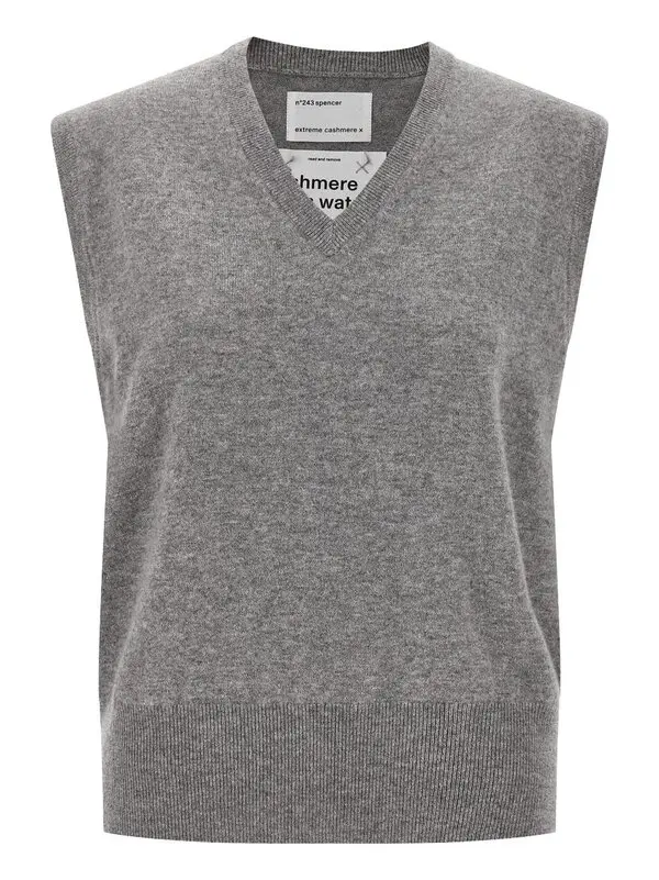 EXTREME CASHMERE X N°243 Spencer Vest - Gray
