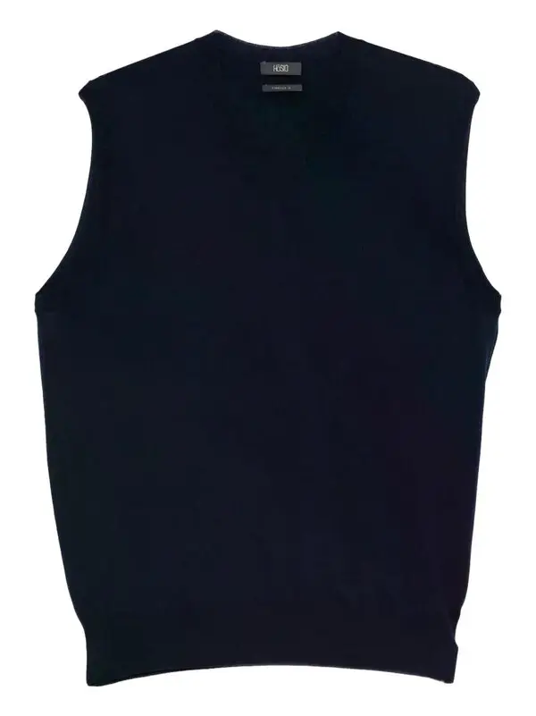 HOSIO V-neck Vest - Blue