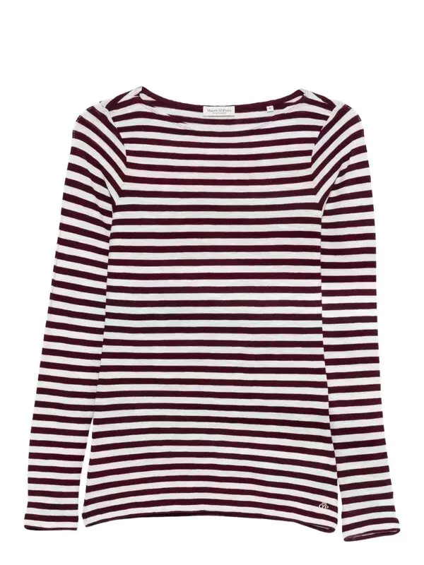 Marc O'polo Striped Long-sleeve T-shirt - White