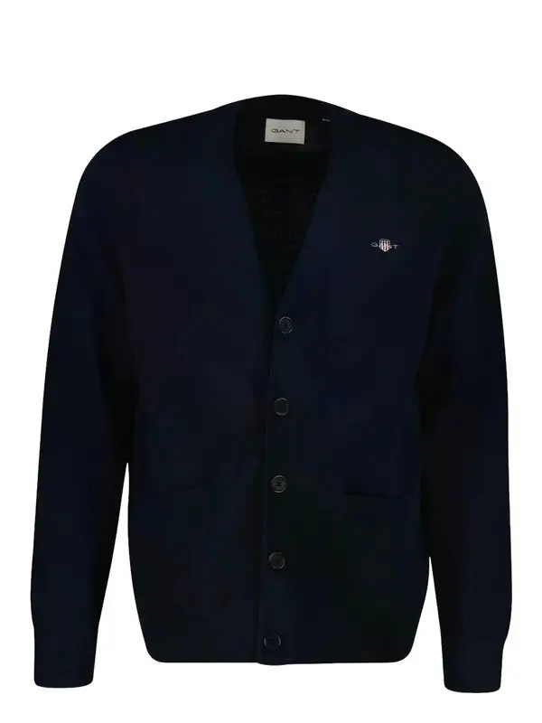 Gant Buttoned Cardigan - Blue