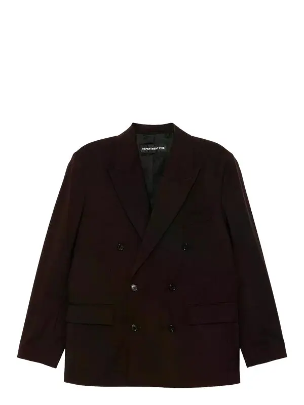 DEPARTMENT 5 Double-breasted Blazer - Red