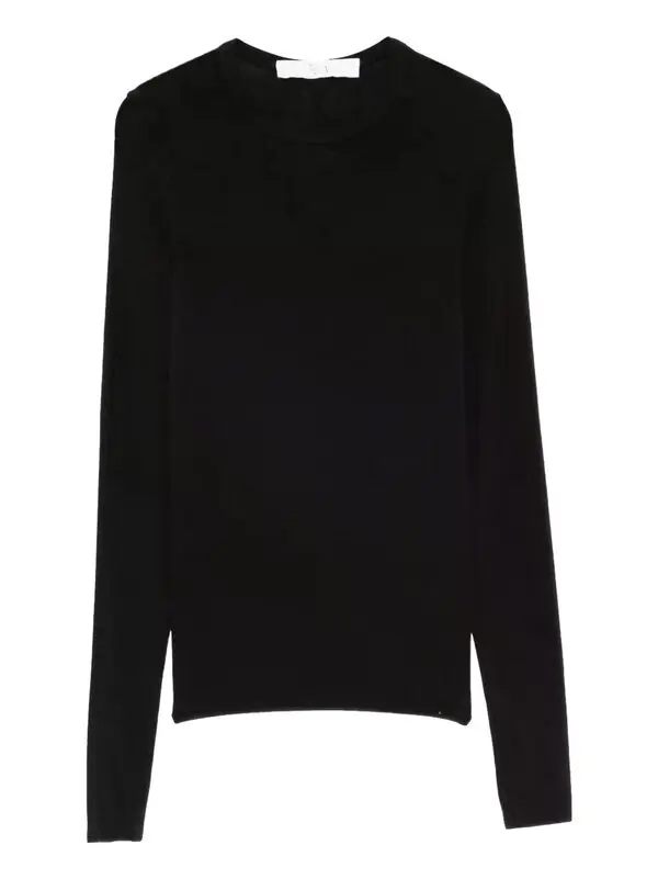 TELA Long-sleeve Top - Black