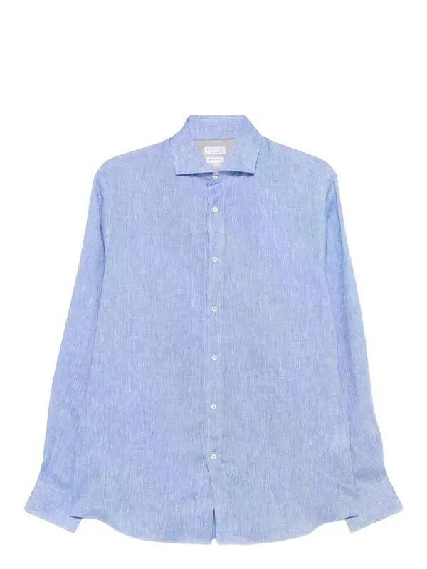 Brunello Cucinelli Buttoned Shirt - Blue