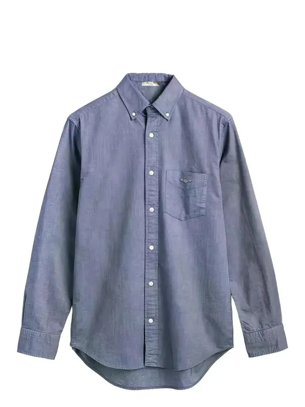 Gant Pocket Oxford Shirt - Blue