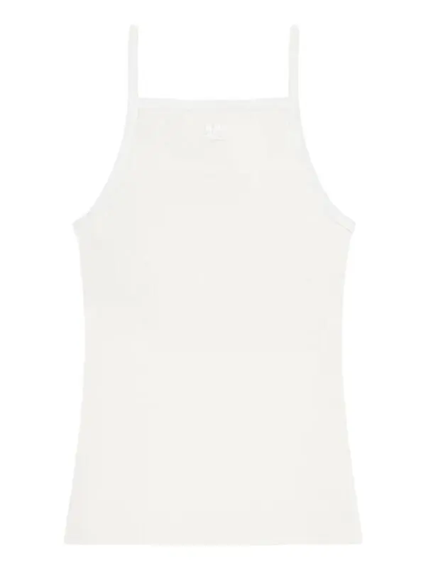 COURREGES Logo Tank Top - White