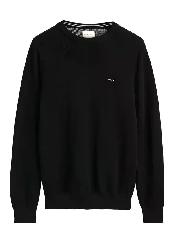 Gant Textured Knit Sweater - Black