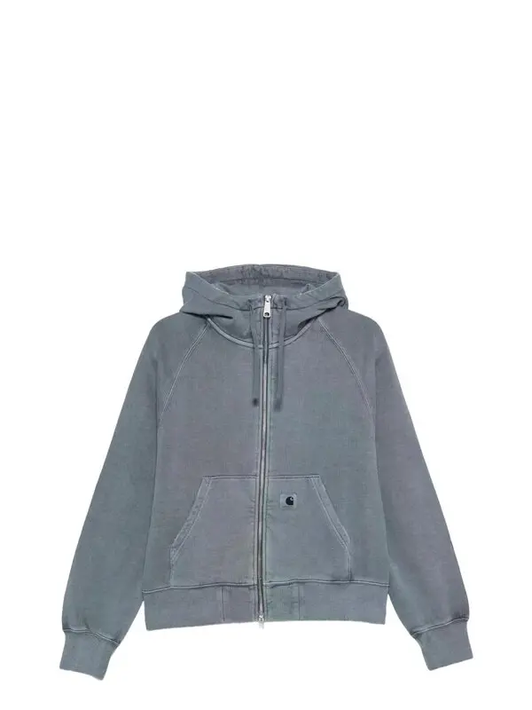 Carhartt Work In Progress Hooded Zip Jacket - Grey